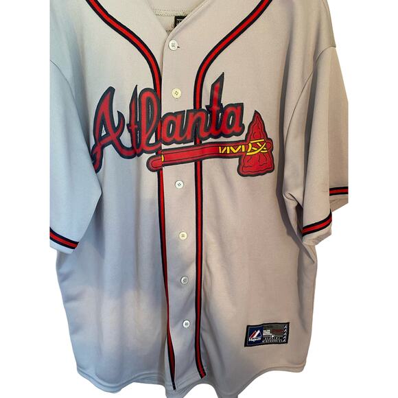 Majestic | Other | Atlanta Braves Number Eight Jersey With Upton On It ...